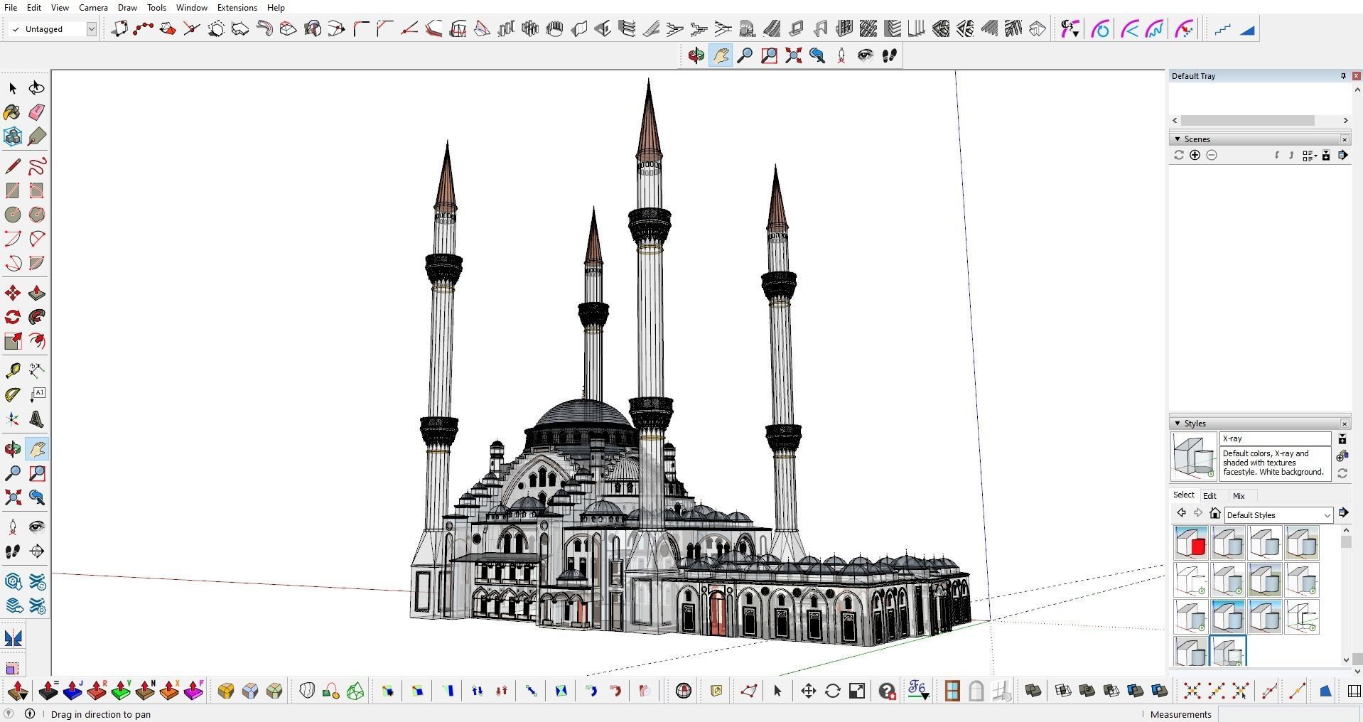 Ottoman Mosque 3D model | CGTrader