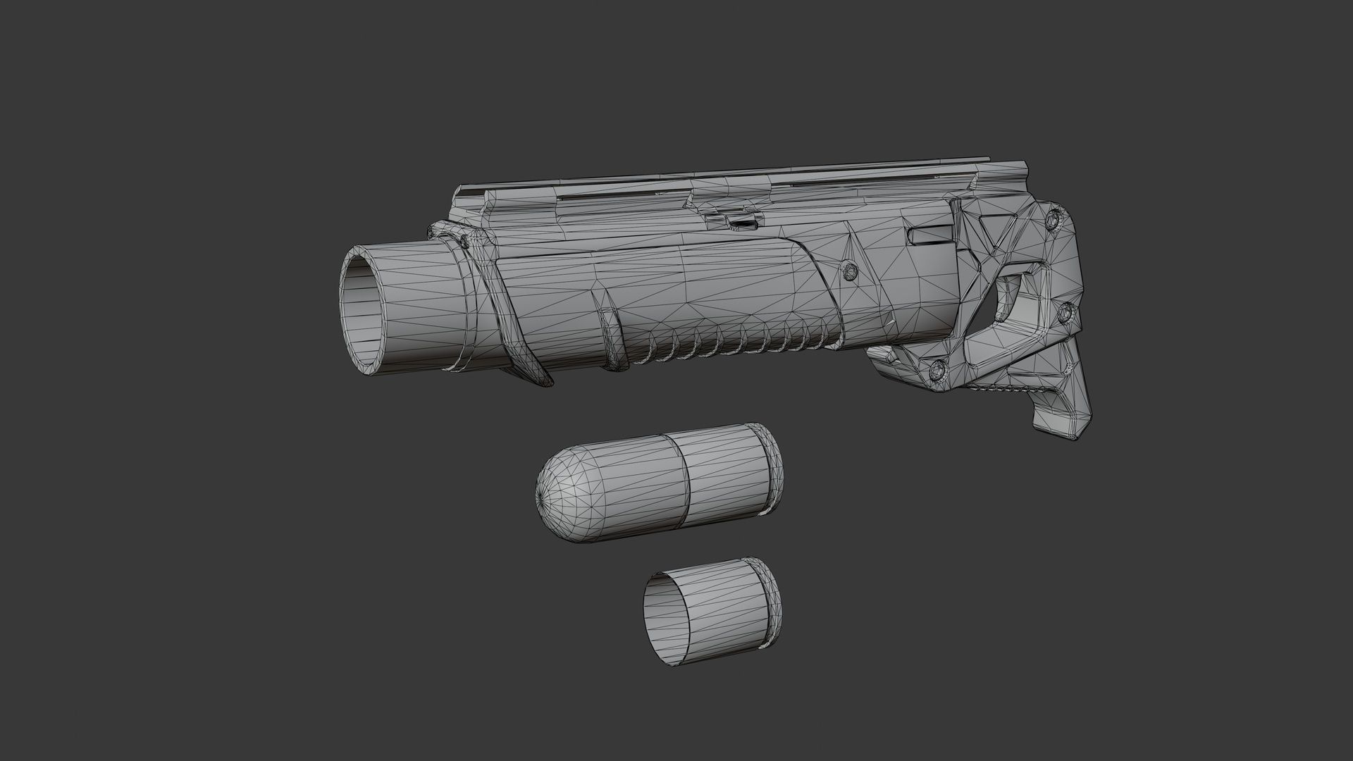 3D model Rampart 17 Grenade Launcher VR / AR / low-poly | CGTrader