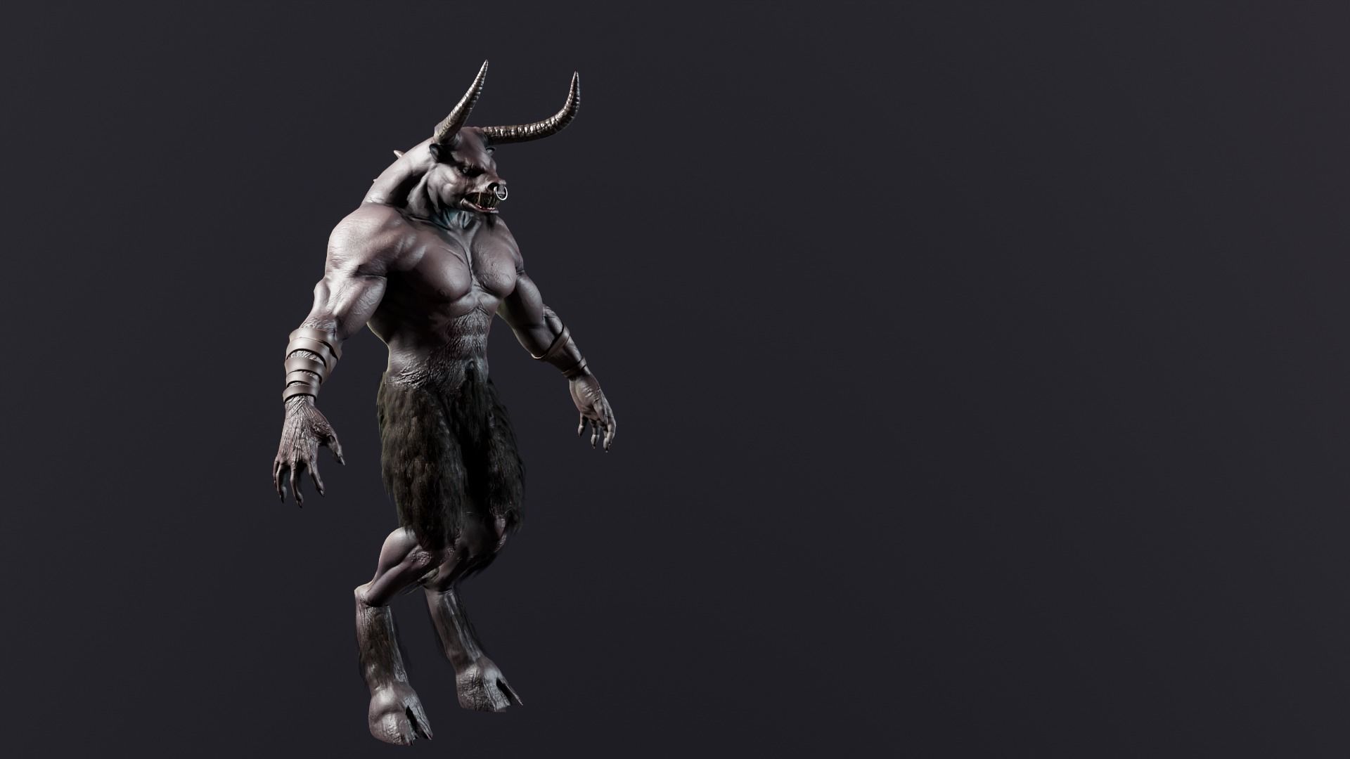 3D model Minotaur VR / AR / low-poly | CGTrader
