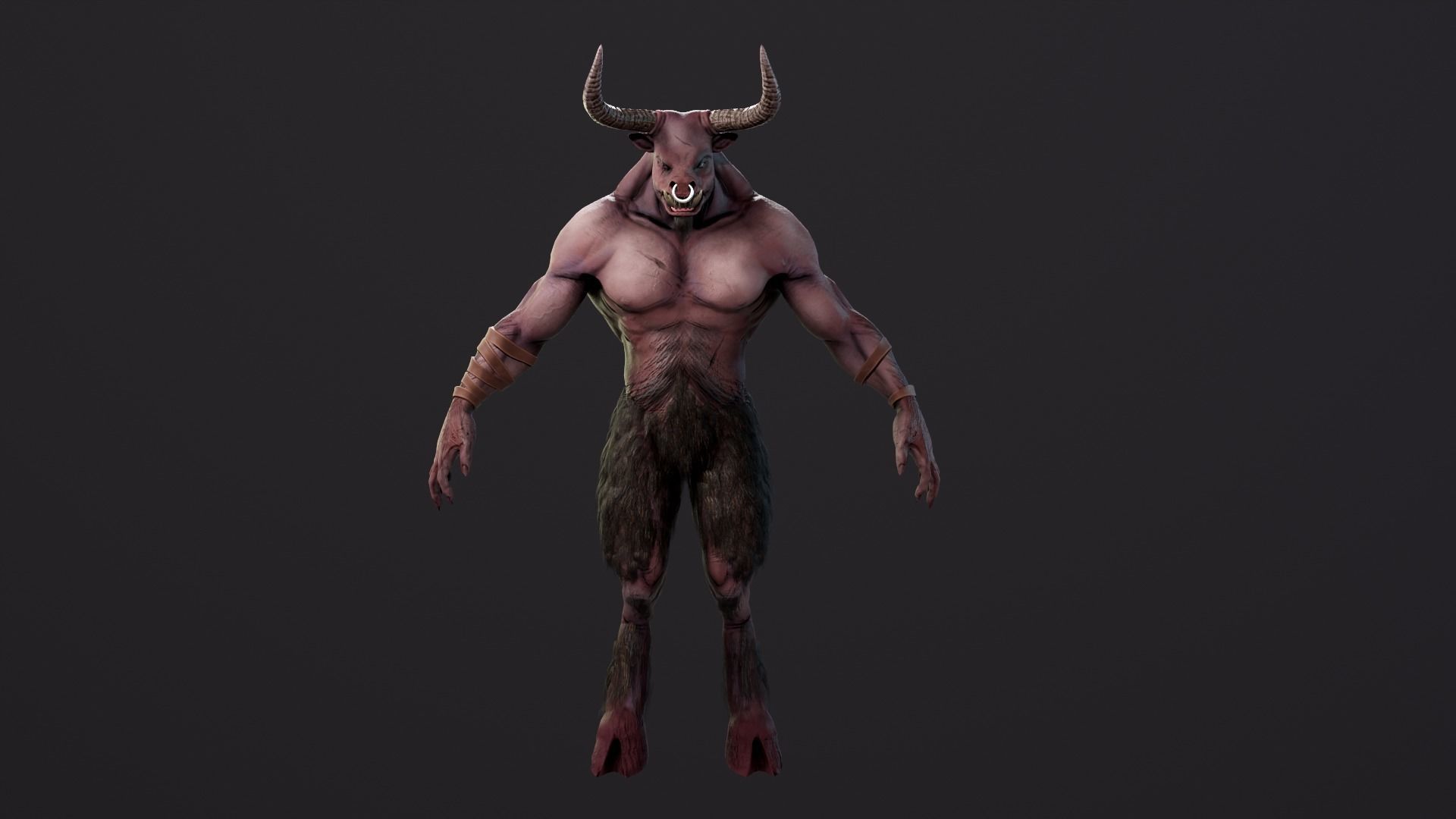 3D model Minotaur VR / AR / low-poly | CGTrader