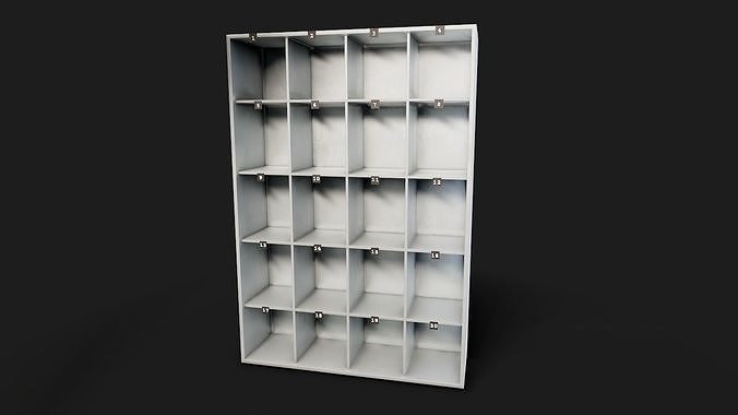 3D model Shelves VR / AR / low-poly | CGTrader