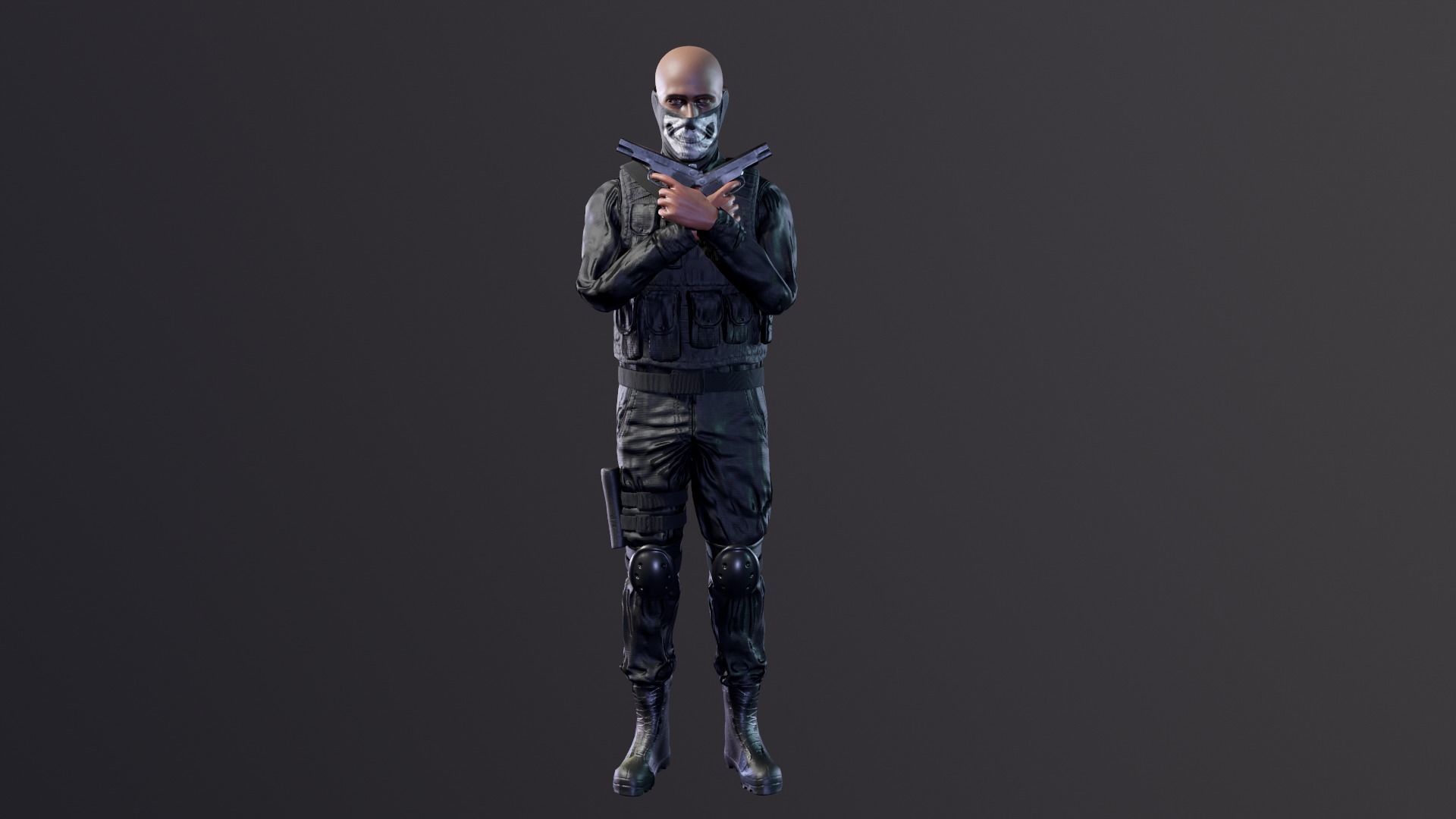 3D model SWAT Seals VR / AR / low-poly | CGTrader