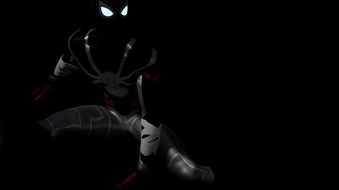 3D model spider boy VR / AR / low-poly | CGTrader