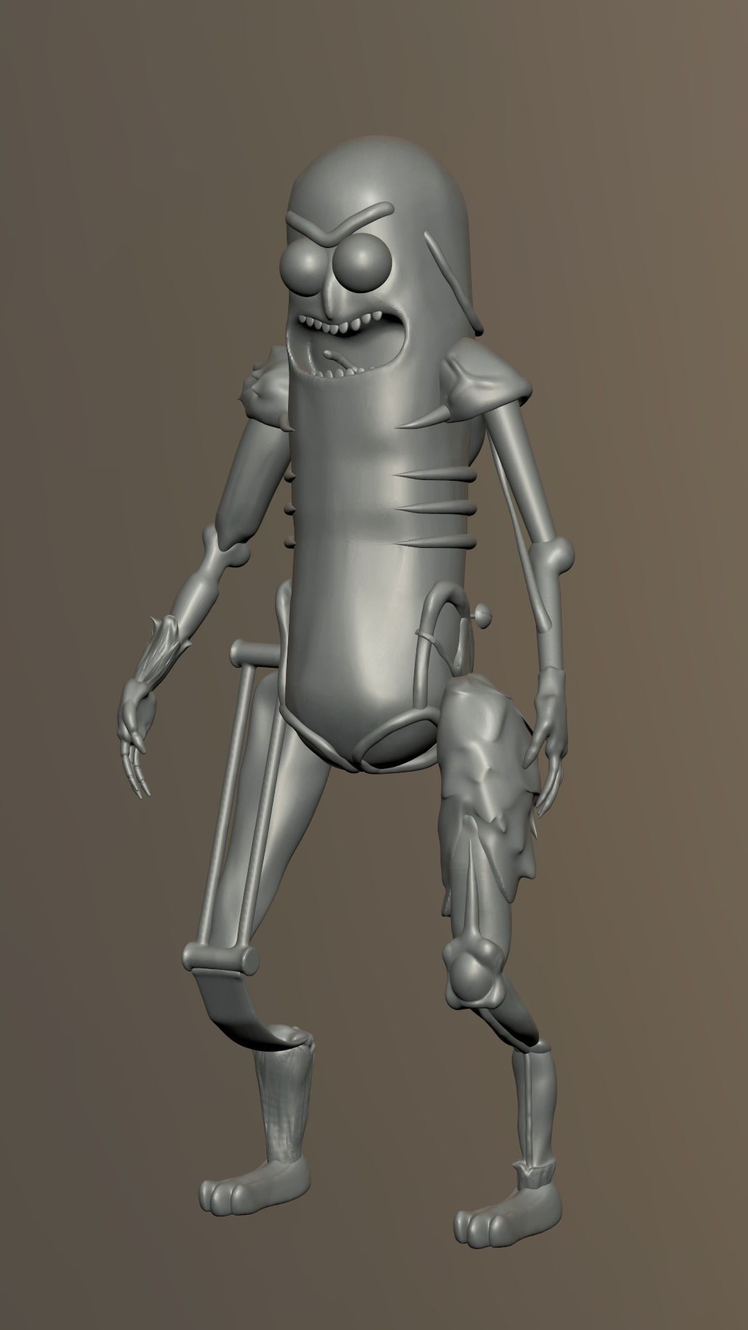 Pickle Rick 3D model 3D printable | CGTrader