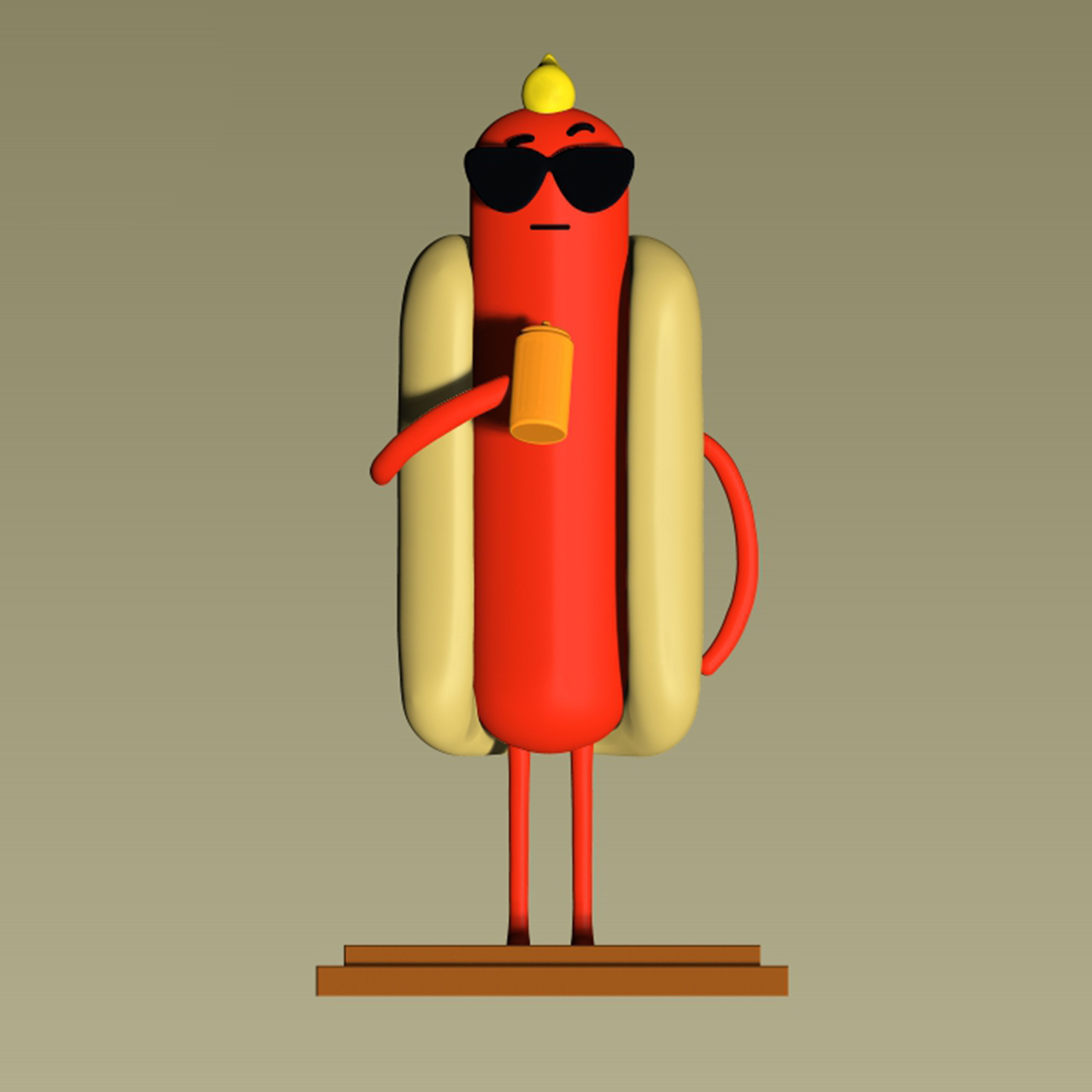 Hot Dog Guy - The Amazing World of Gumball 3D model 3D printable | CGTrader
