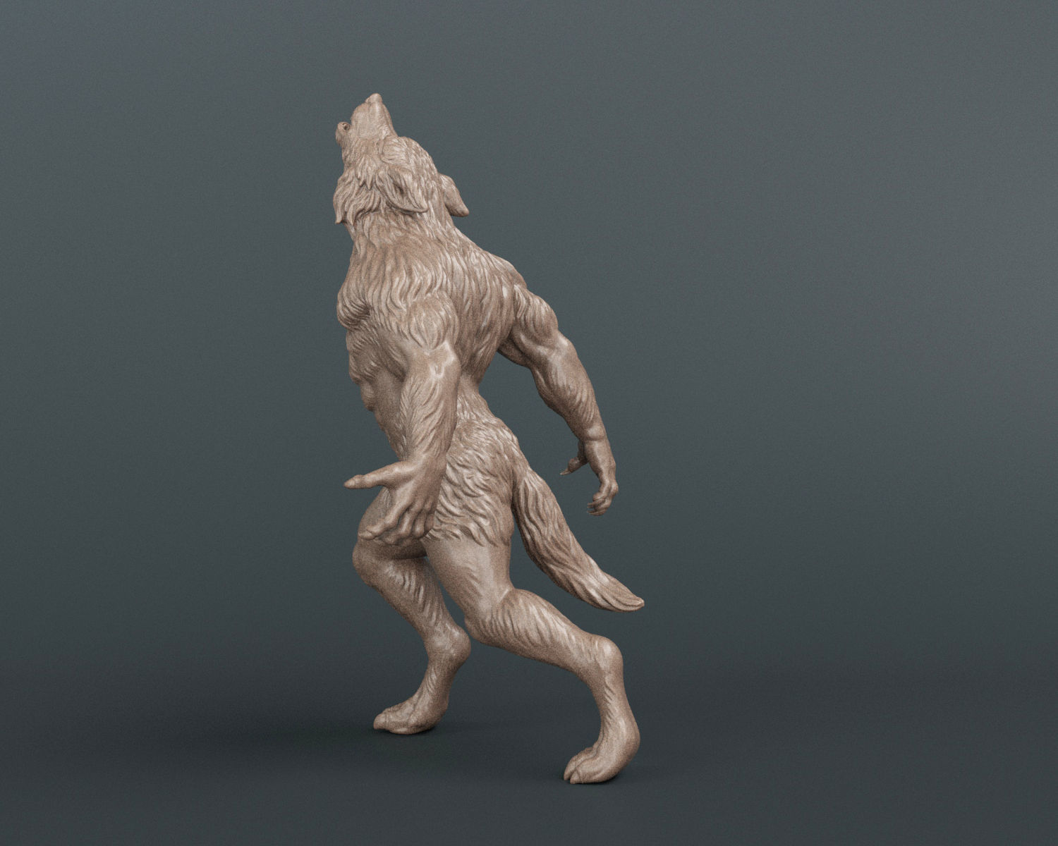Werewolf 3D model 3D printable | CGTrader