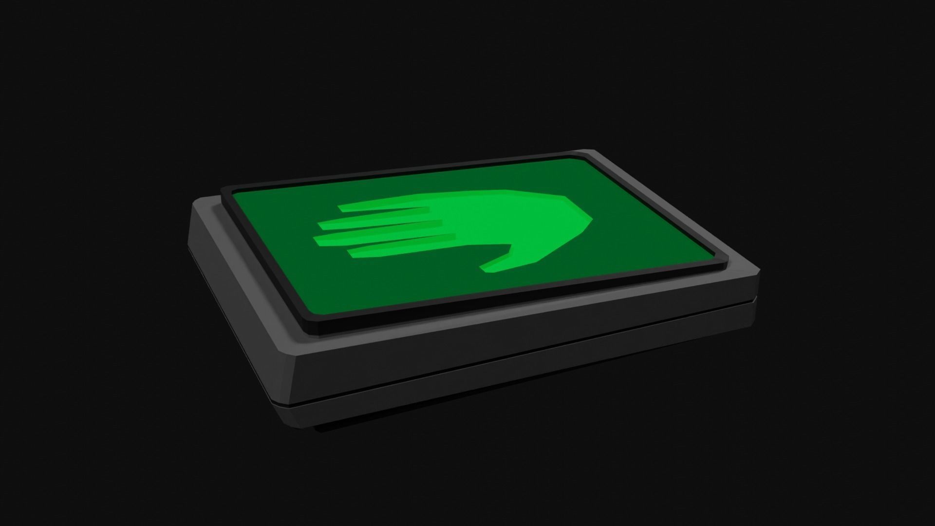 3D model Lowpoly Biometric Hand Scanner VR / AR / low-poly | CGTrader