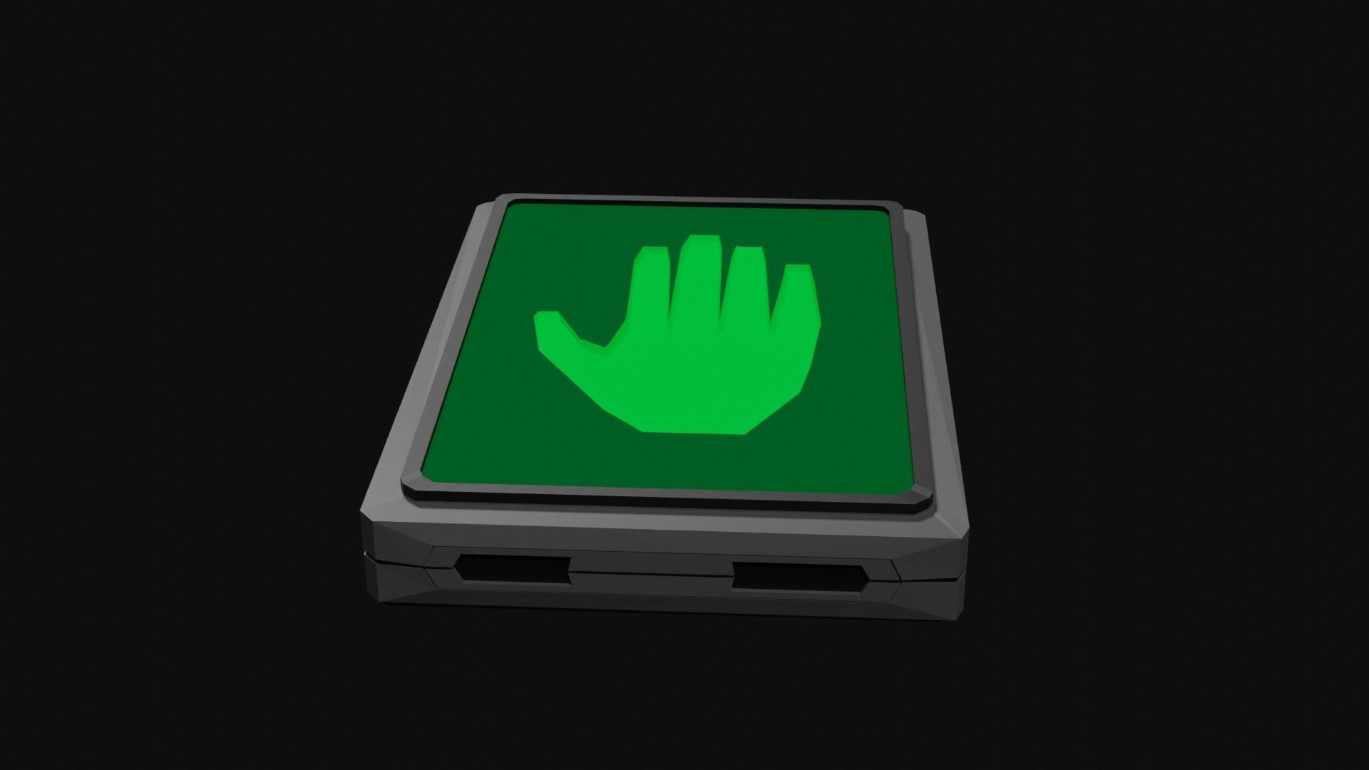 3D model Lowpoly Biometric Hand Scanner VR / AR / low-poly | CGTrader