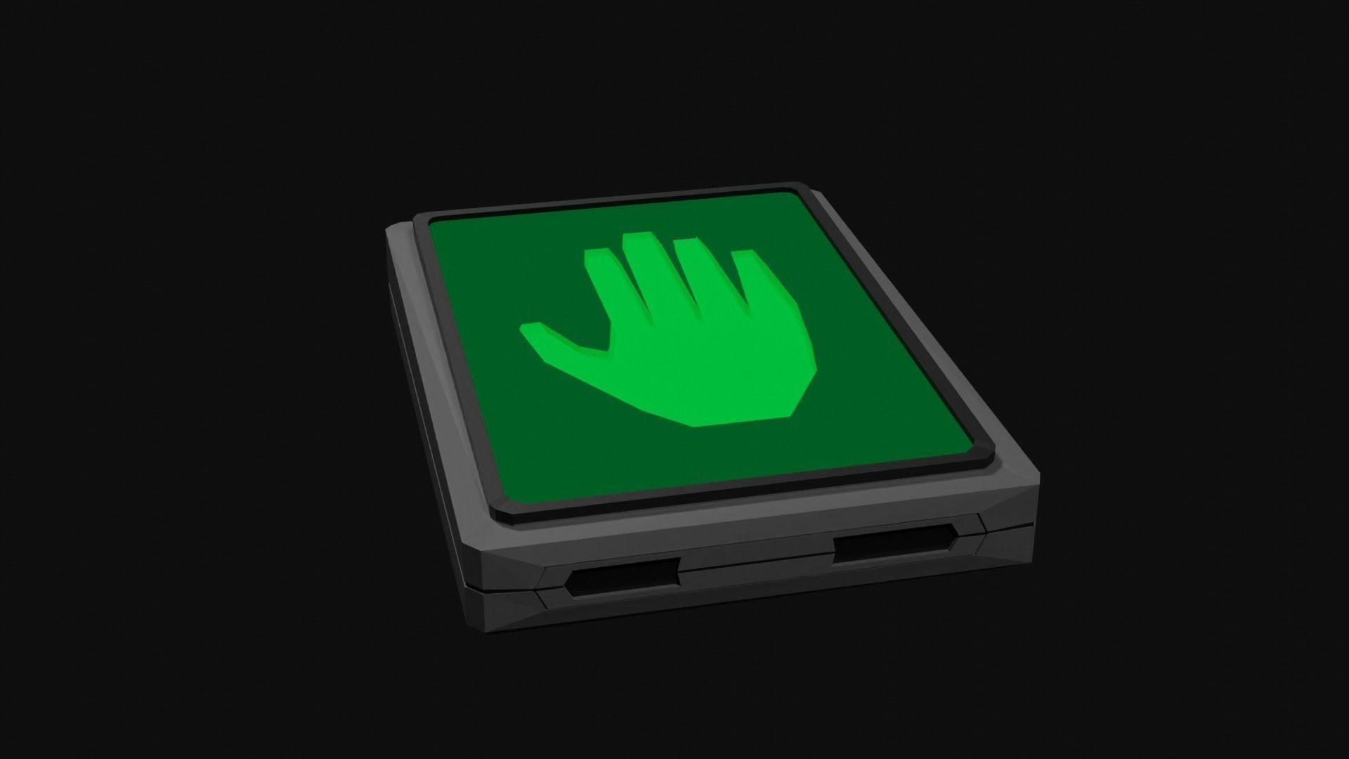 3D model Lowpoly Biometric Hand Scanner VR / AR / low-poly | CGTrader