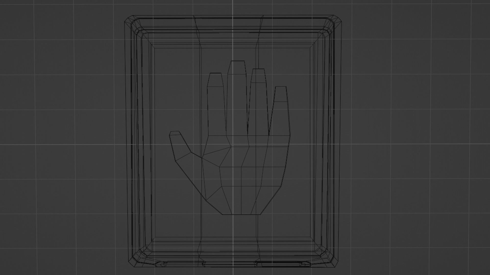 3D model Lowpoly Biometric Hand Scanner VR / AR / low-poly | CGTrader