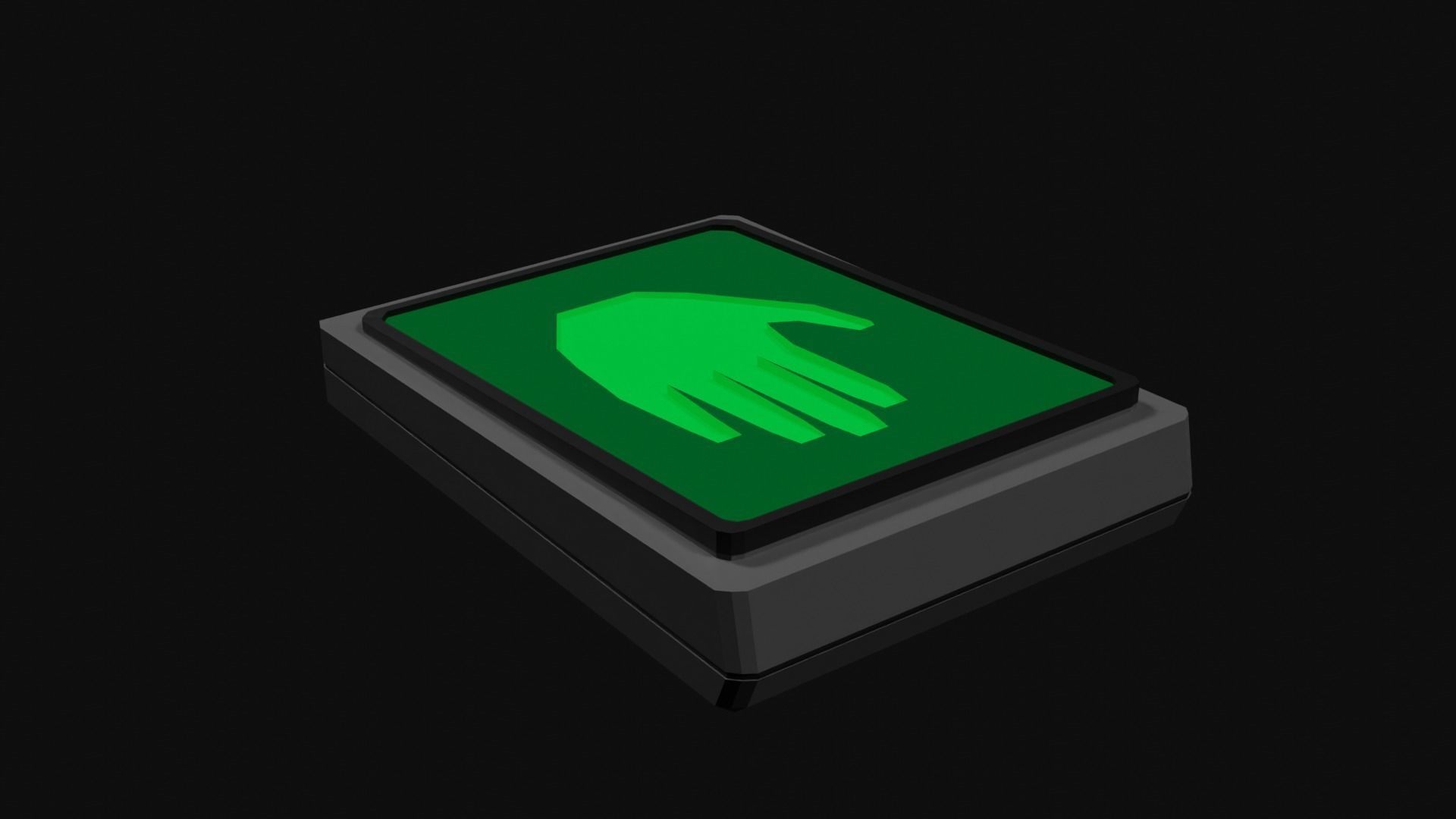 3D model Lowpoly Biometric Hand Scanner VR / AR / low-poly | CGTrader