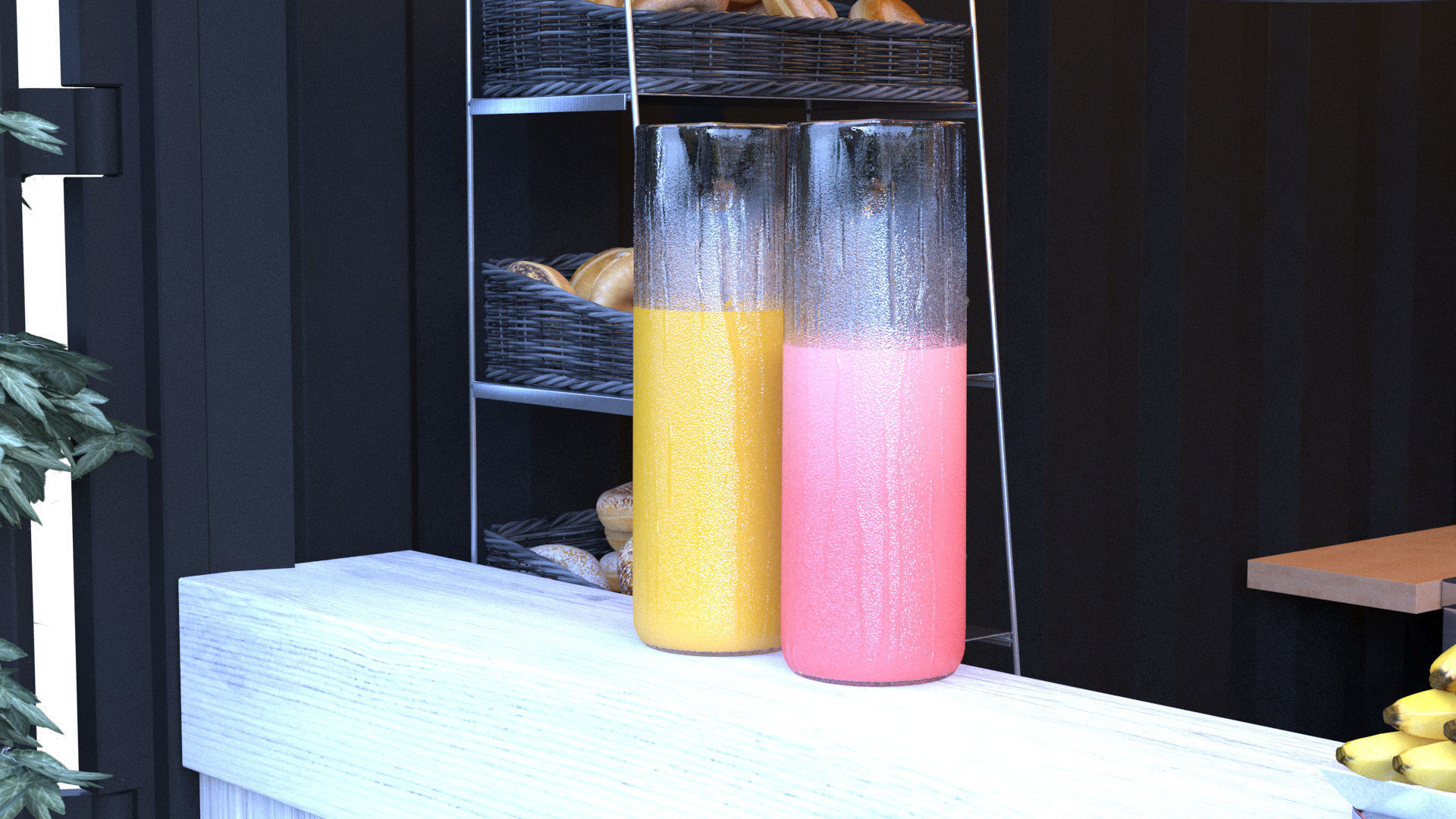 Container Juice Cafe 3D model | CGTrader