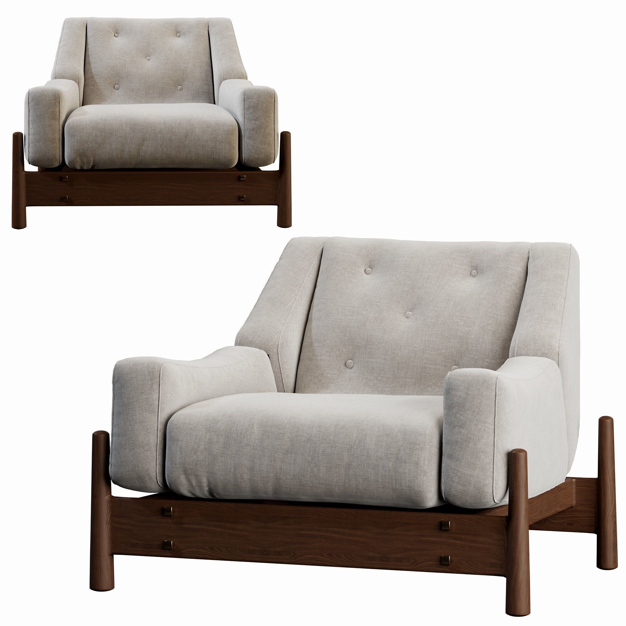 Poltrona Cimo 3D model | CGTrader