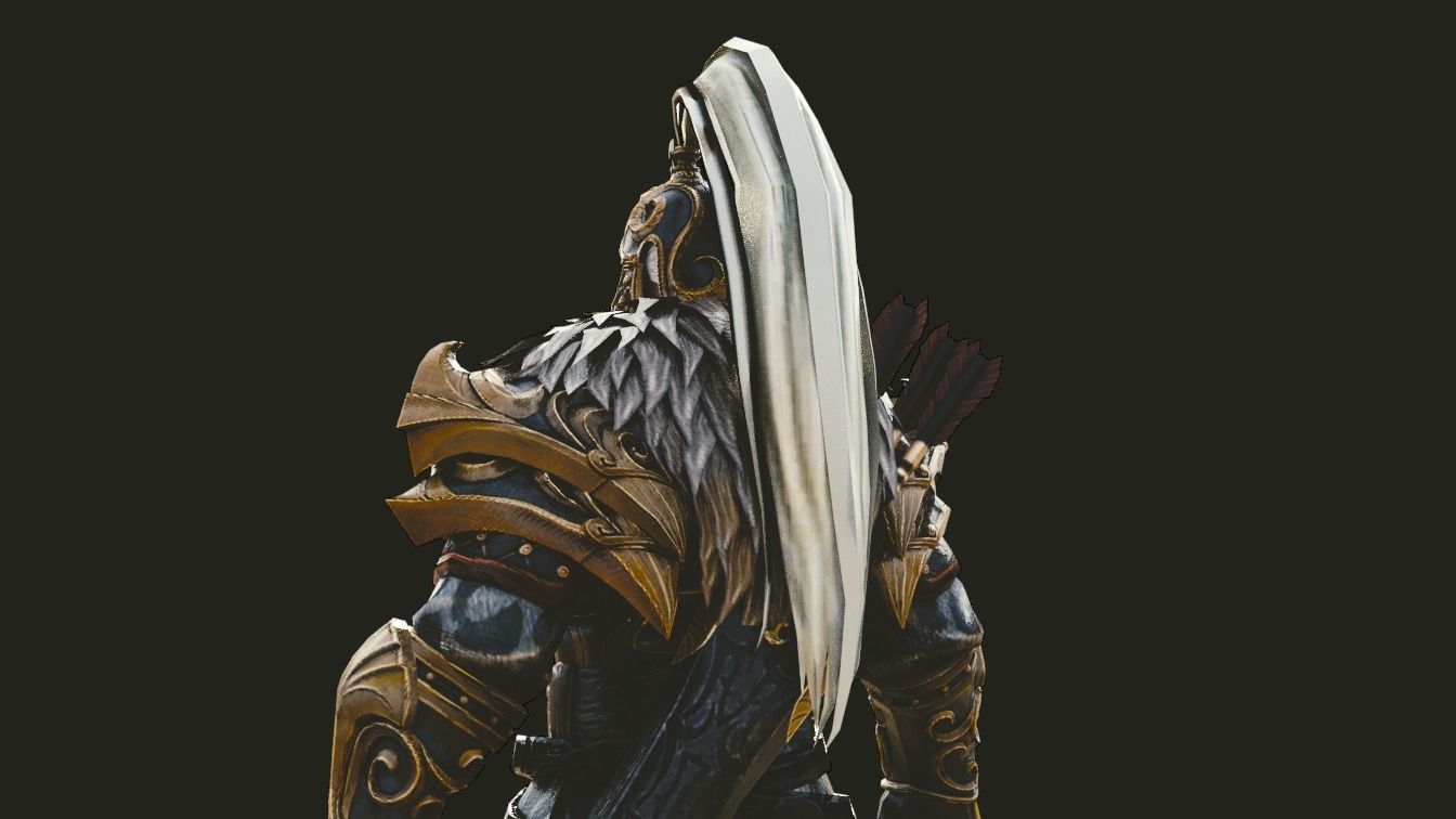 hwang master 3D model rigged | CGTrader