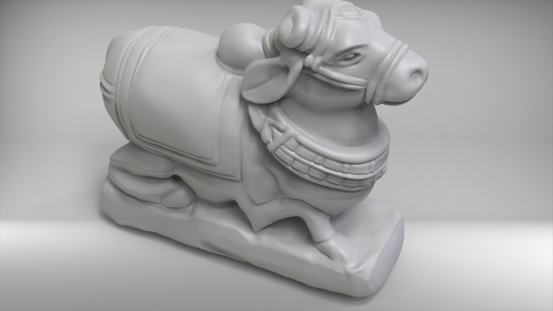 Bull - Nandi 3D model 3D printable | CGTrader