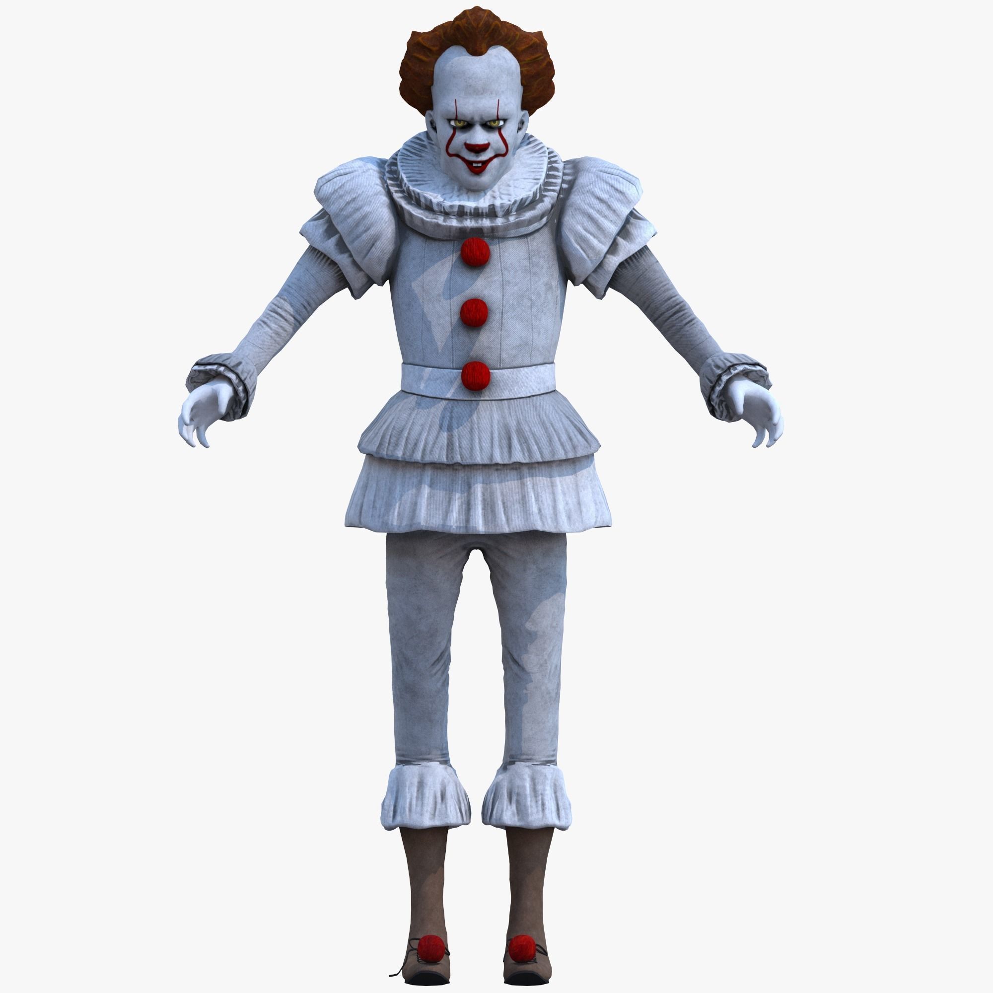 3D model Pennywise clown VR / AR / low-poly | CGTrader
