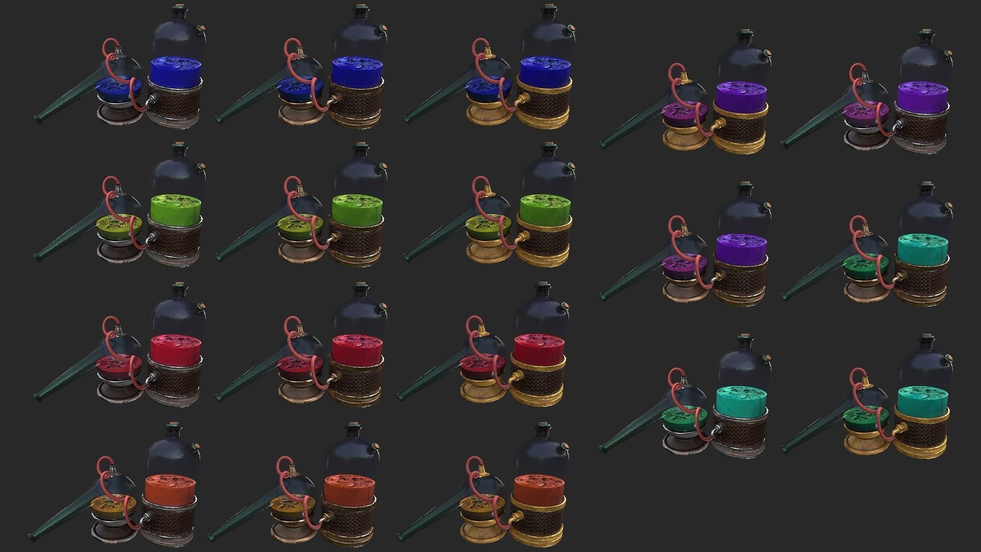 3D model Alchemical Potion mixer Equipment VR / AR / low-poly | CGTrader