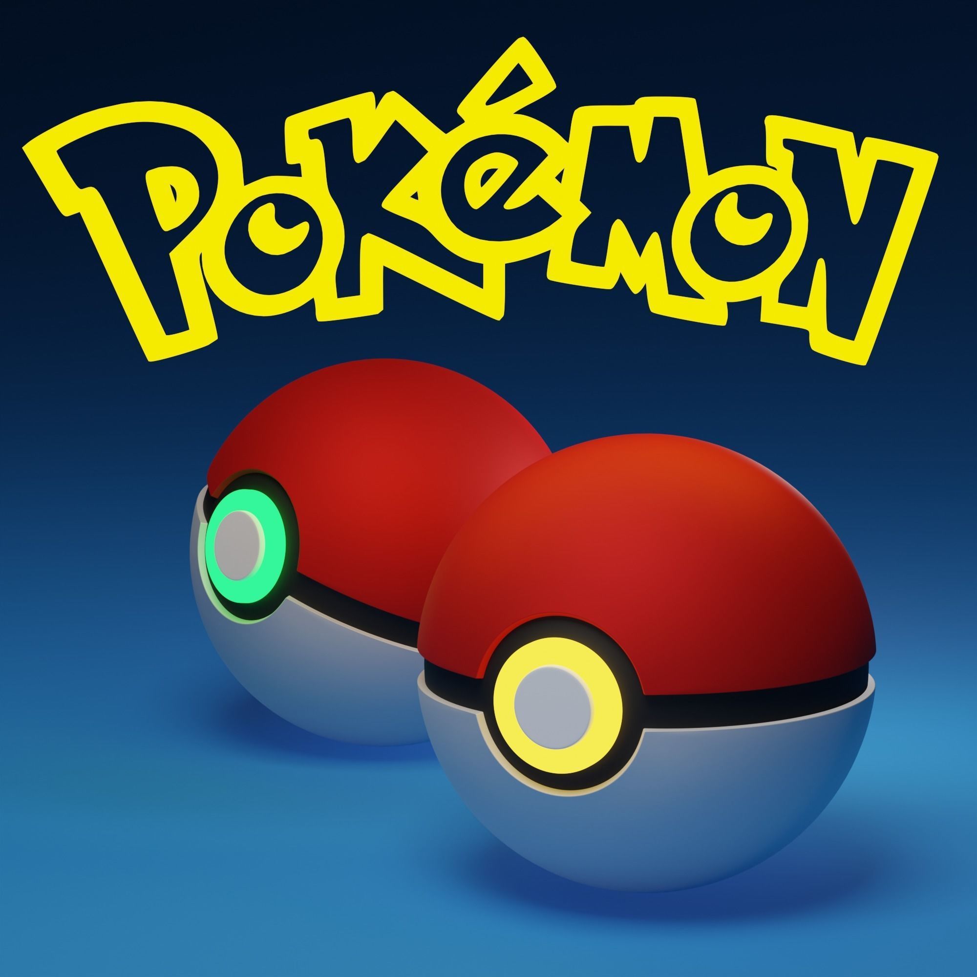 pokemon ball 3D model | CGTrader