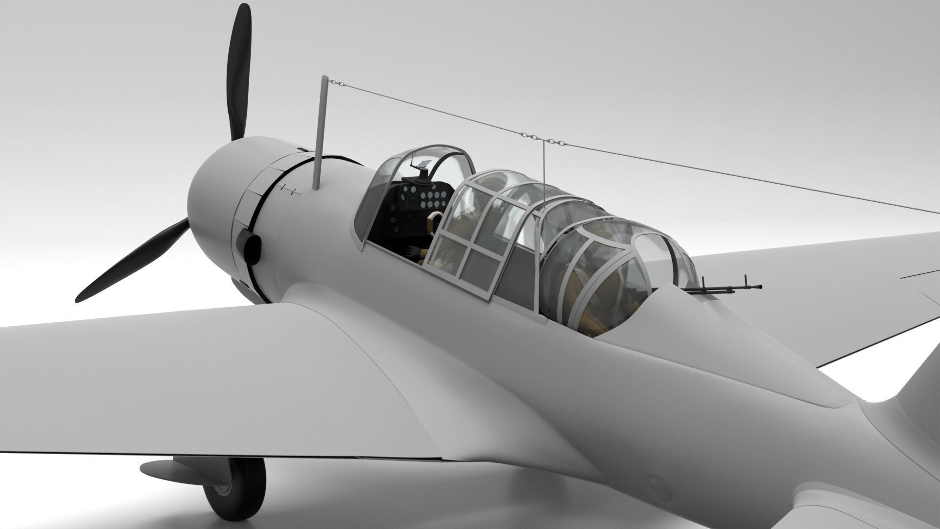 Sukhoi Su-2 3D model | CGTrader