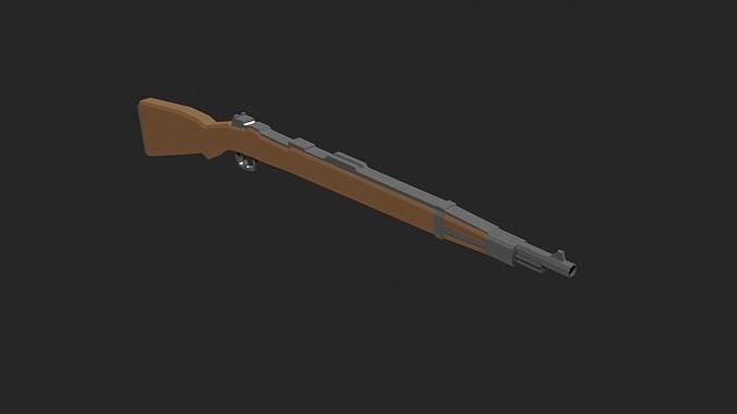 3D model Lowpoly Style Rifle VR / AR / low-poly | CGTrader