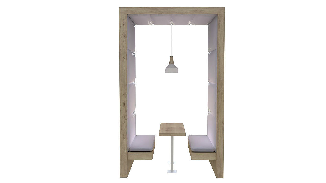 Table in a box 3D model | CGTrader