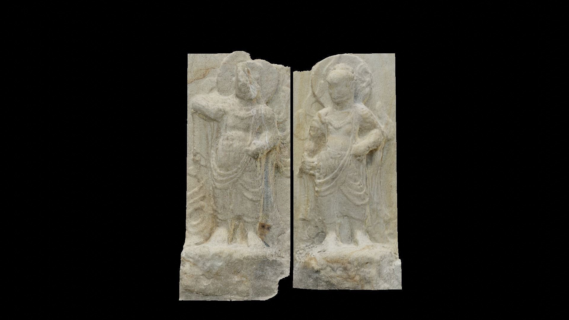 Korean Traditional Stone Relievo 3D model | CGTrader