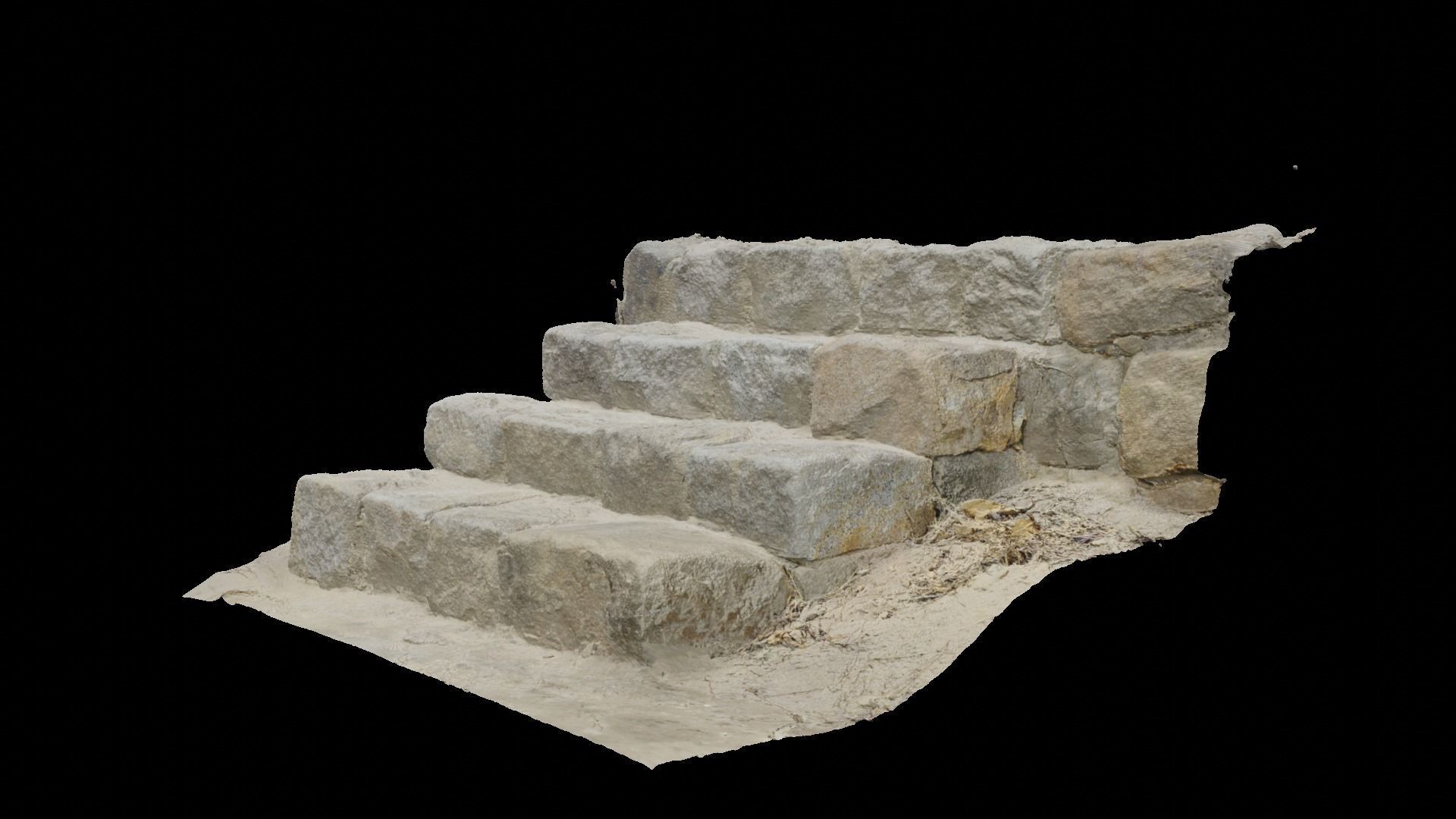 Stone Steps 3D model | CGTrader