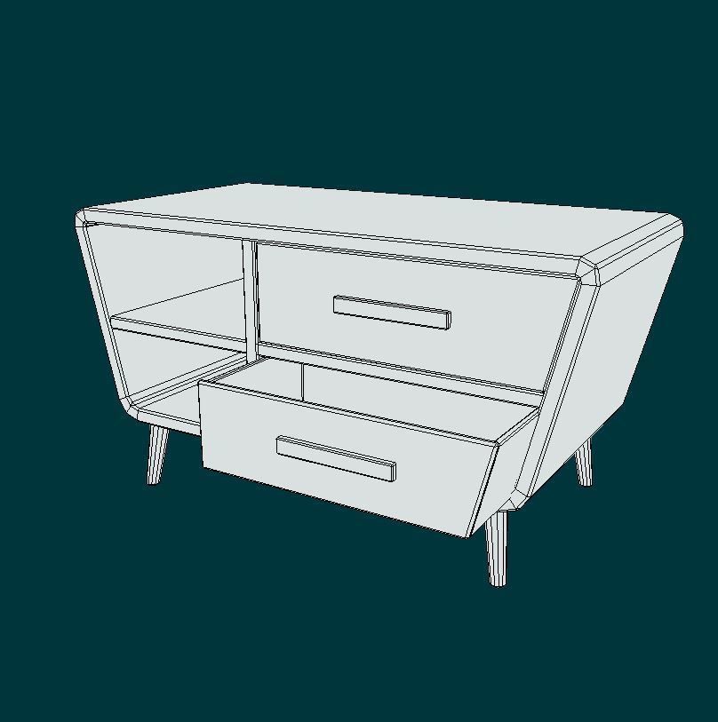 3D model Stylized Drawer VR / AR / low-poly | CGTrader