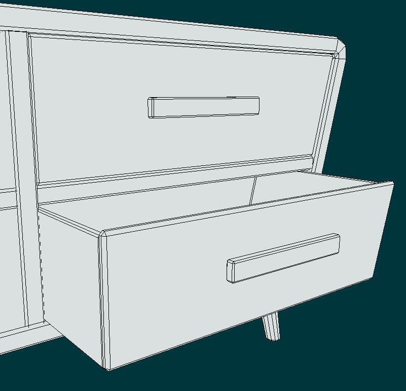 3D model Stylized Drawer VR / AR / low-poly | CGTrader