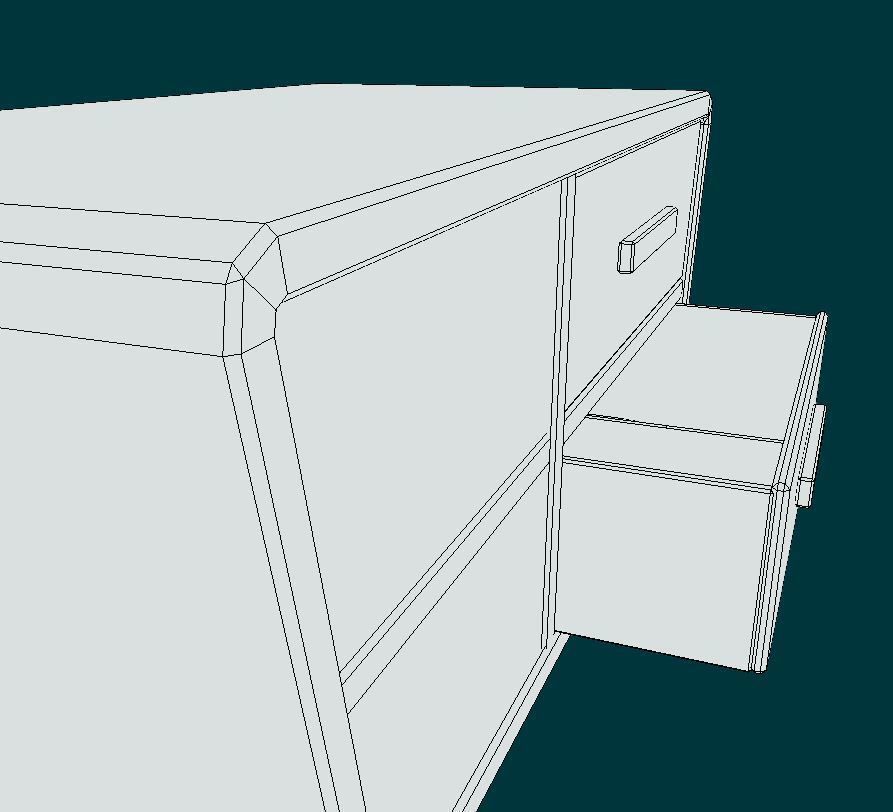 3D model Stylized Drawer VR / AR / low-poly | CGTrader