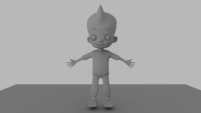 3D model Basic character model VR / AR / low-poly | CGTrader