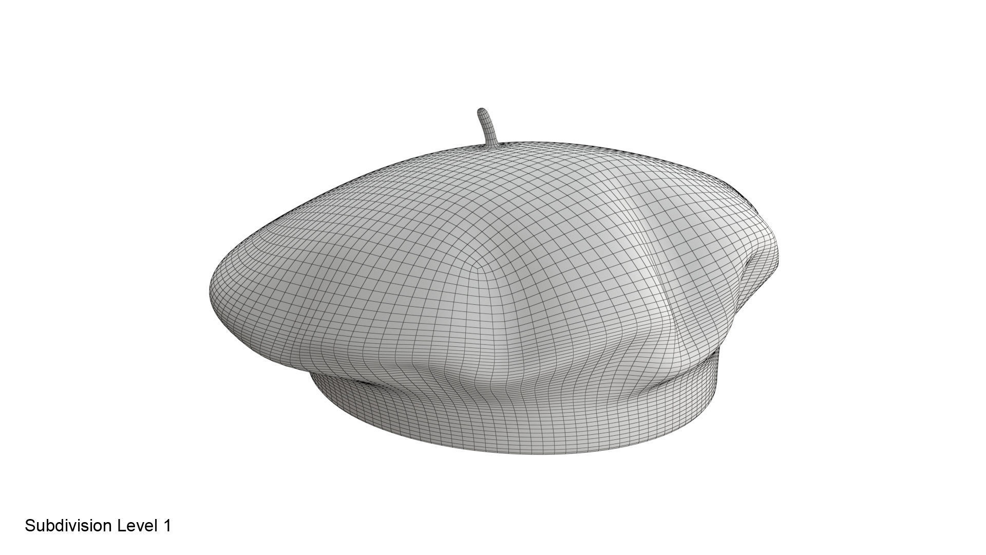 Beret hat 3D model | CGTrader