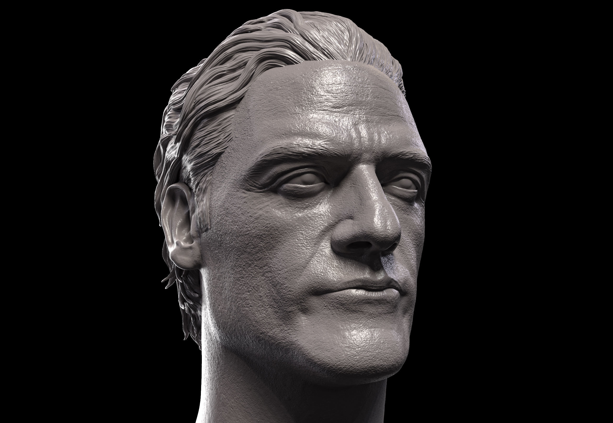 Oscar Isaac Head V2 3D model 3D printable | CGTrader
