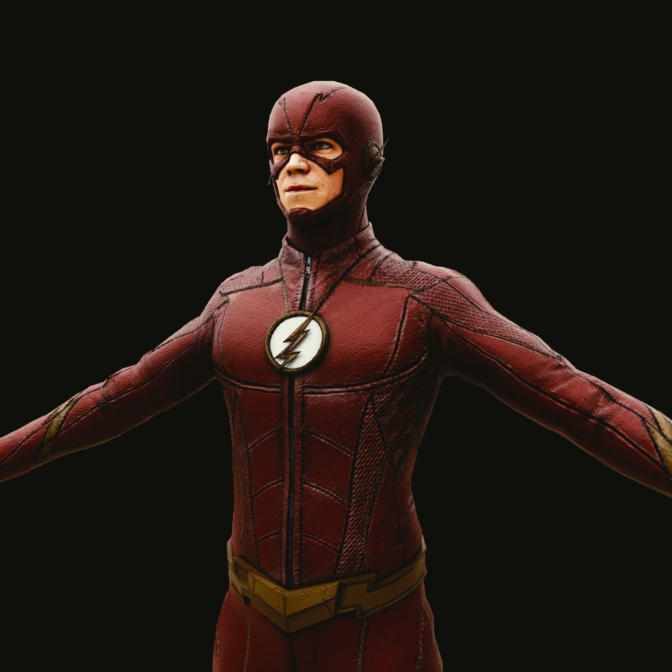 flash berry 3D model rigged | CGTrader