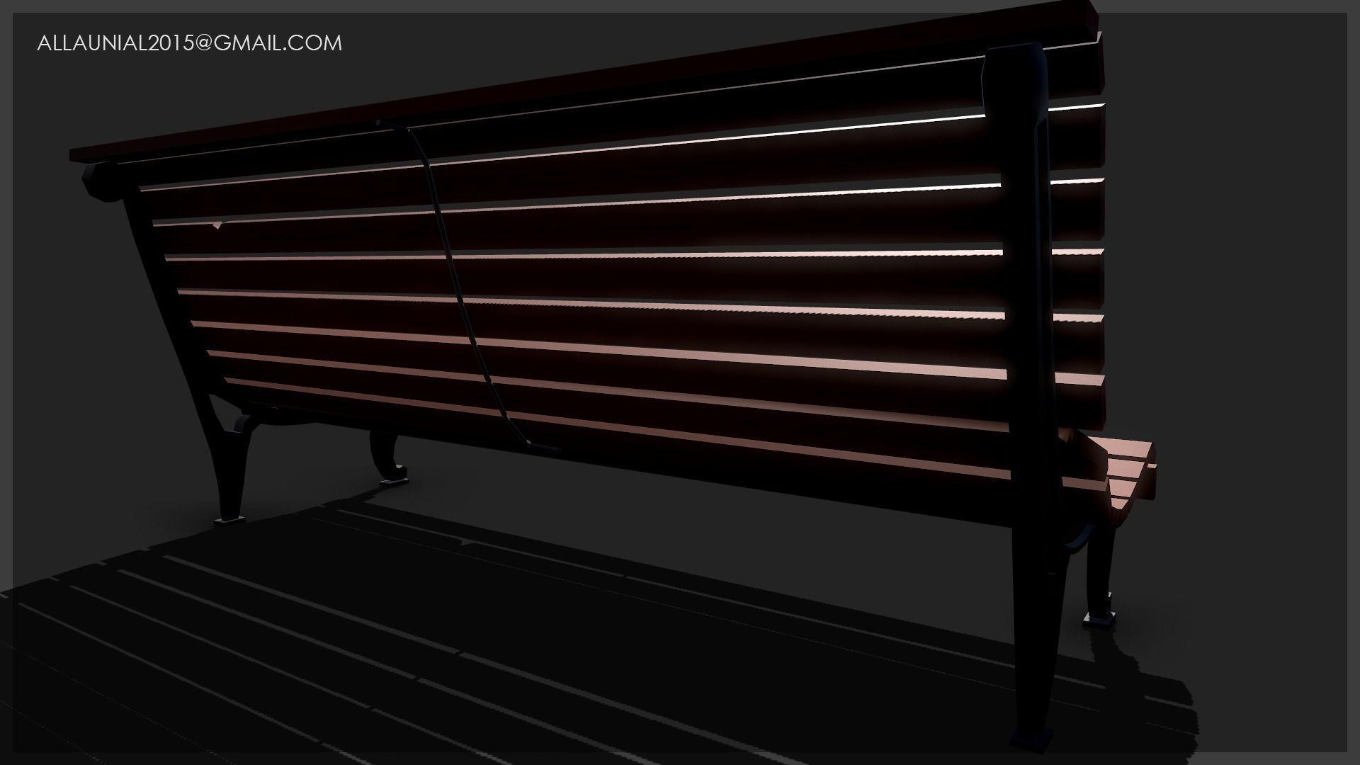 3D model Benches Low Poly Set VR / AR / low-poly | CGTrader