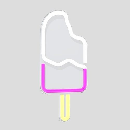 3D model Neon Sign Popsicle VR / AR / low-poly | CGTrader
