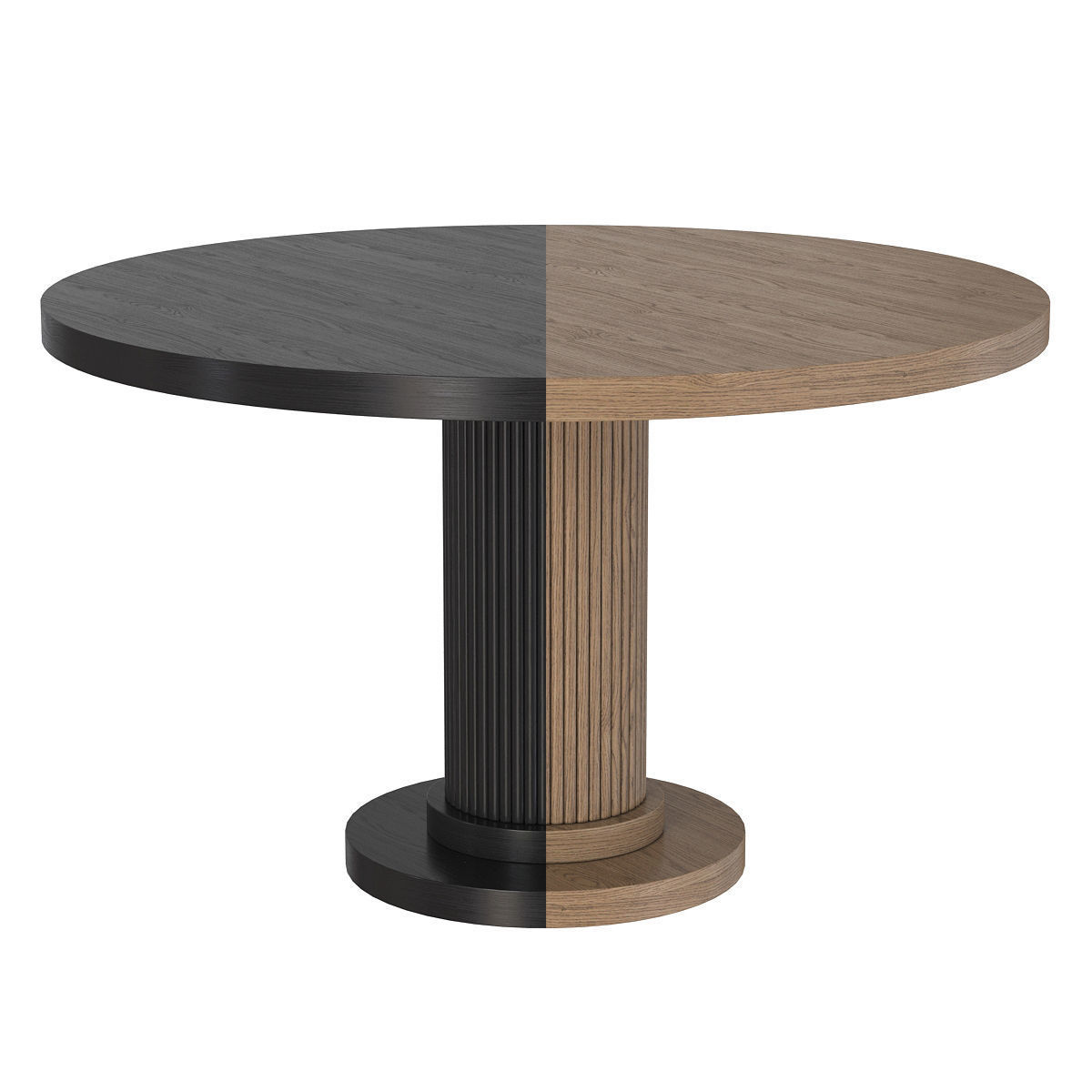 Byron dining table round 3D model | CGTrader
