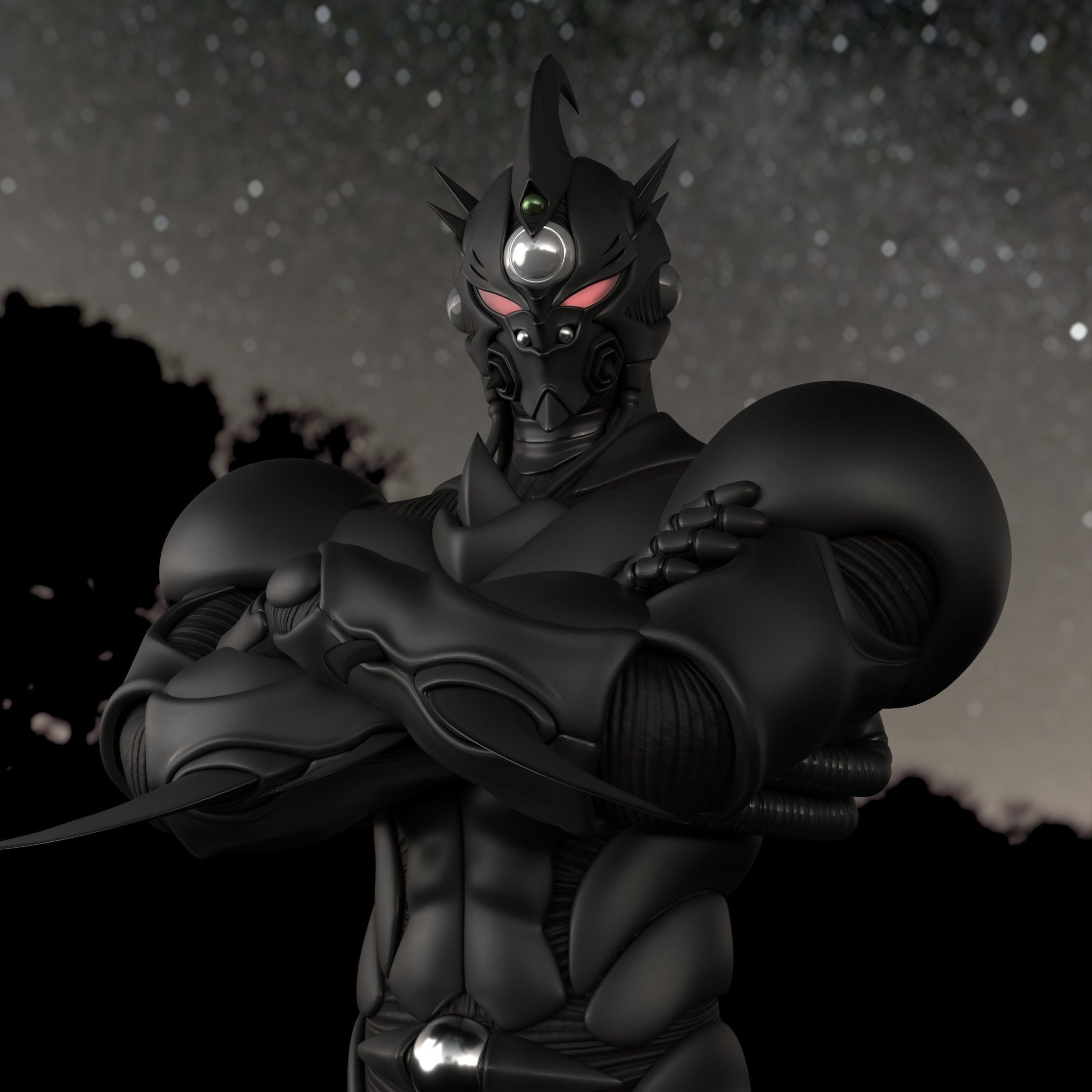 Guyver III 3D model rigged | CGTrader