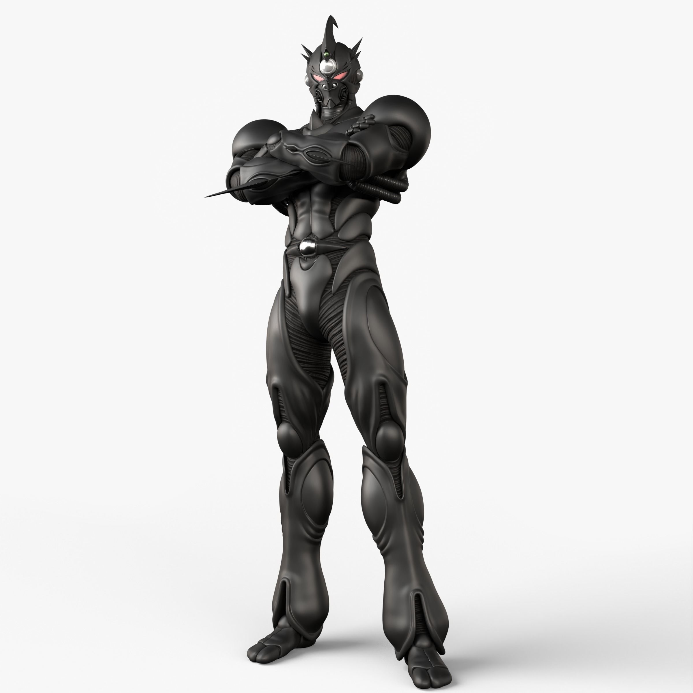 Guyver III 3D model rigged | CGTrader