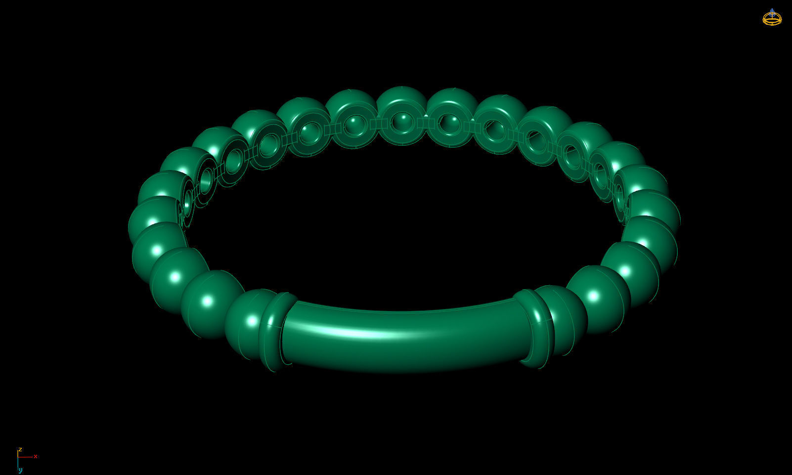 Band ring balls printable 3d model 3D model 3D printable | CGTrader