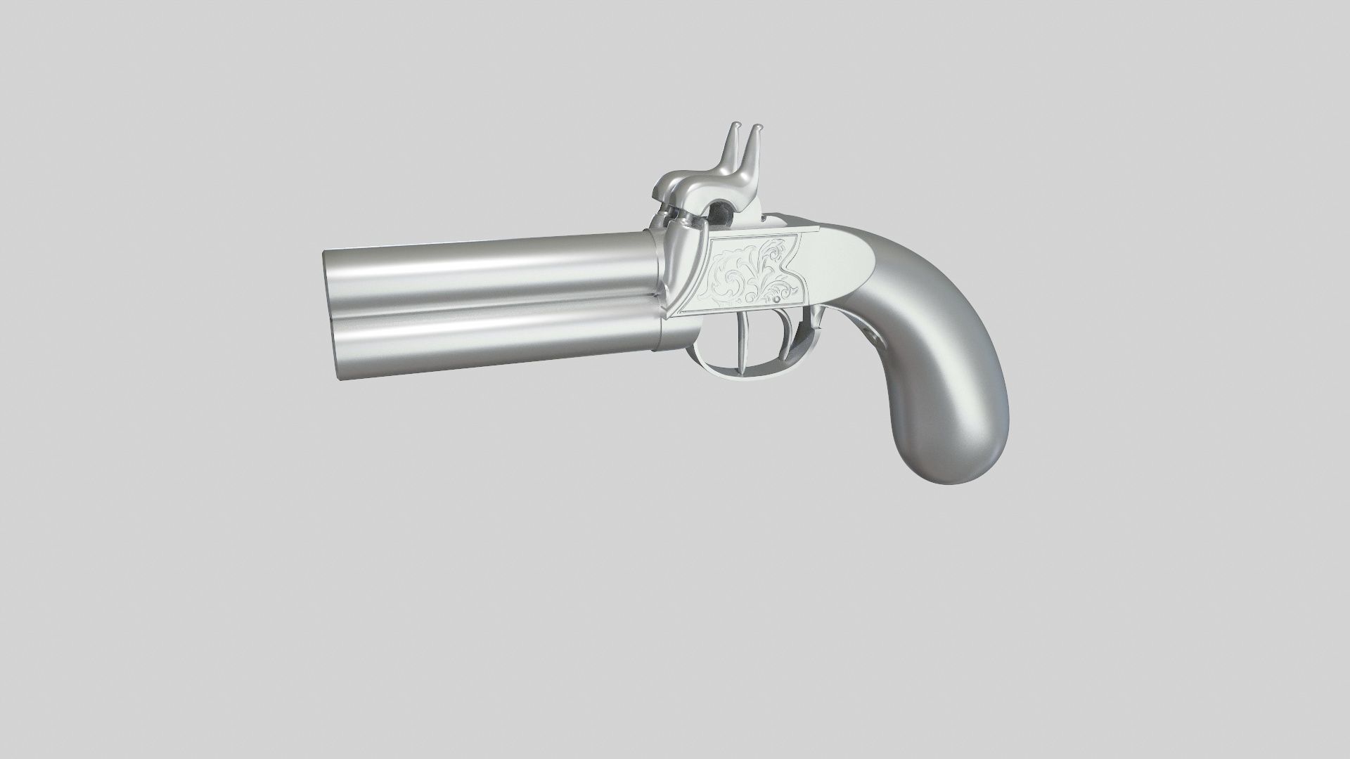 Old gun 3D model | CGTrader