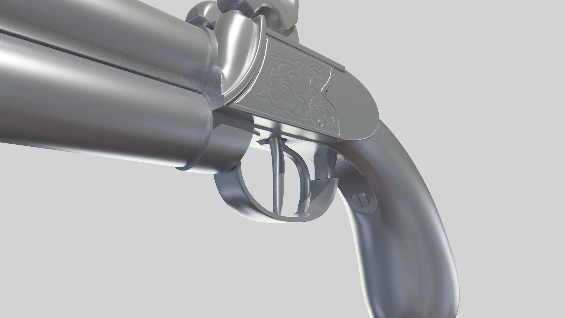 Old gun 3D model | CGTrader