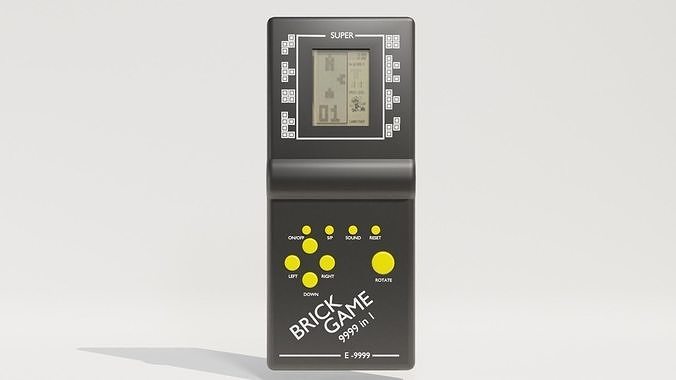 tetris lcd game controller 3D model | CGTrader