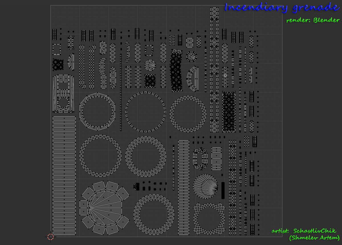 3D model Incendiary Grenade Sci-Fi VR / AR / low-poly | CGTrader
