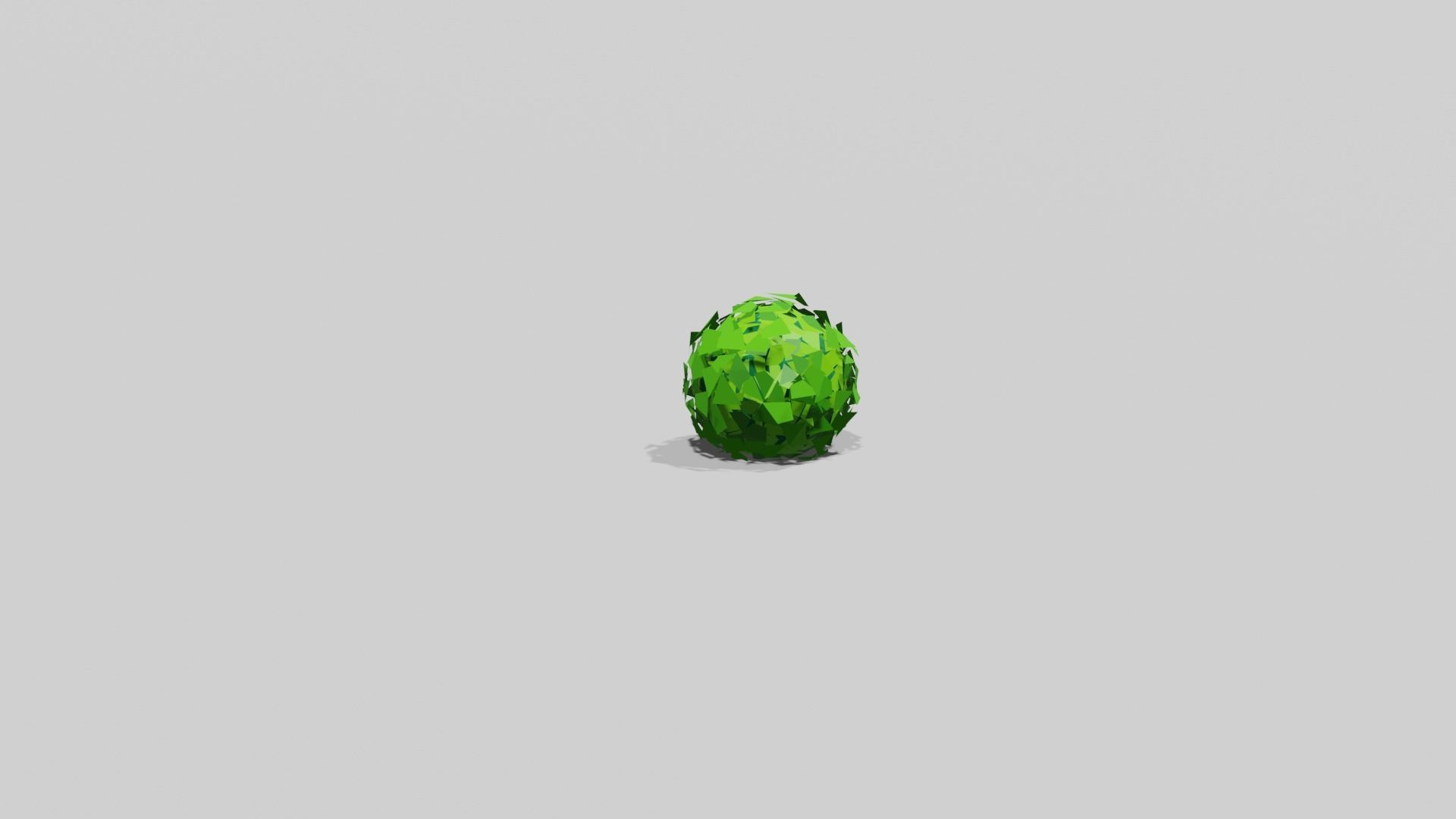 Stylized Low Poly Bush free 3D model | CGTrader