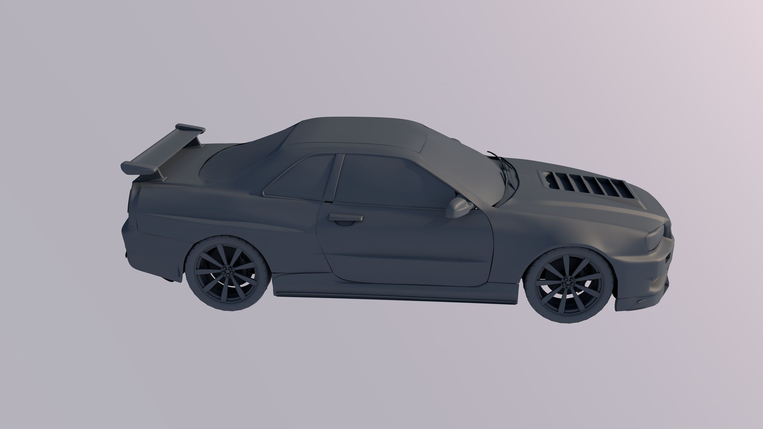 r34 skyline 3D model | CGTrader
