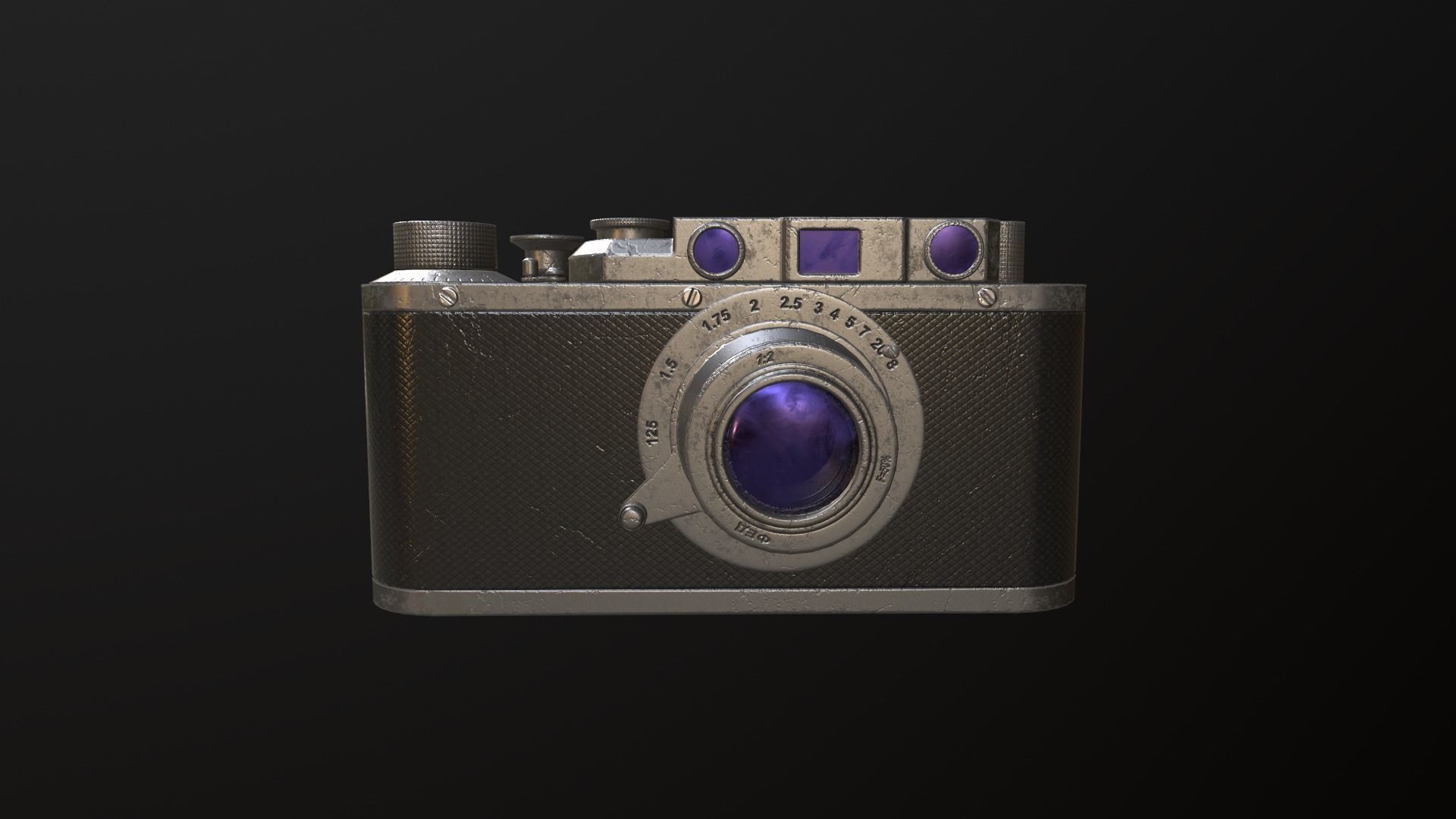 3D model FED-1 camera VR / AR / low-poly | CGTrader