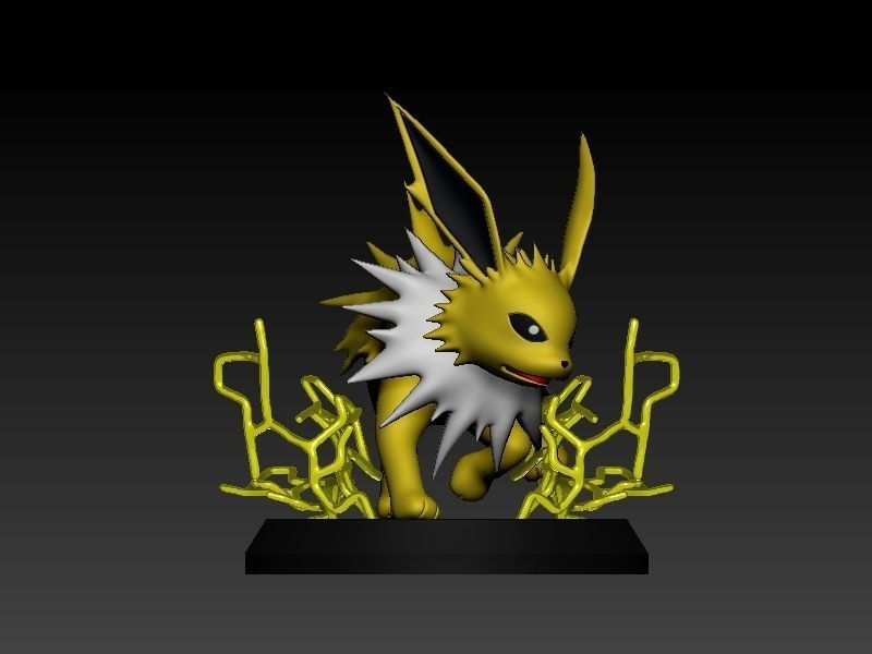 Pokemon jolteon 3D model 3D printable | CGTrader