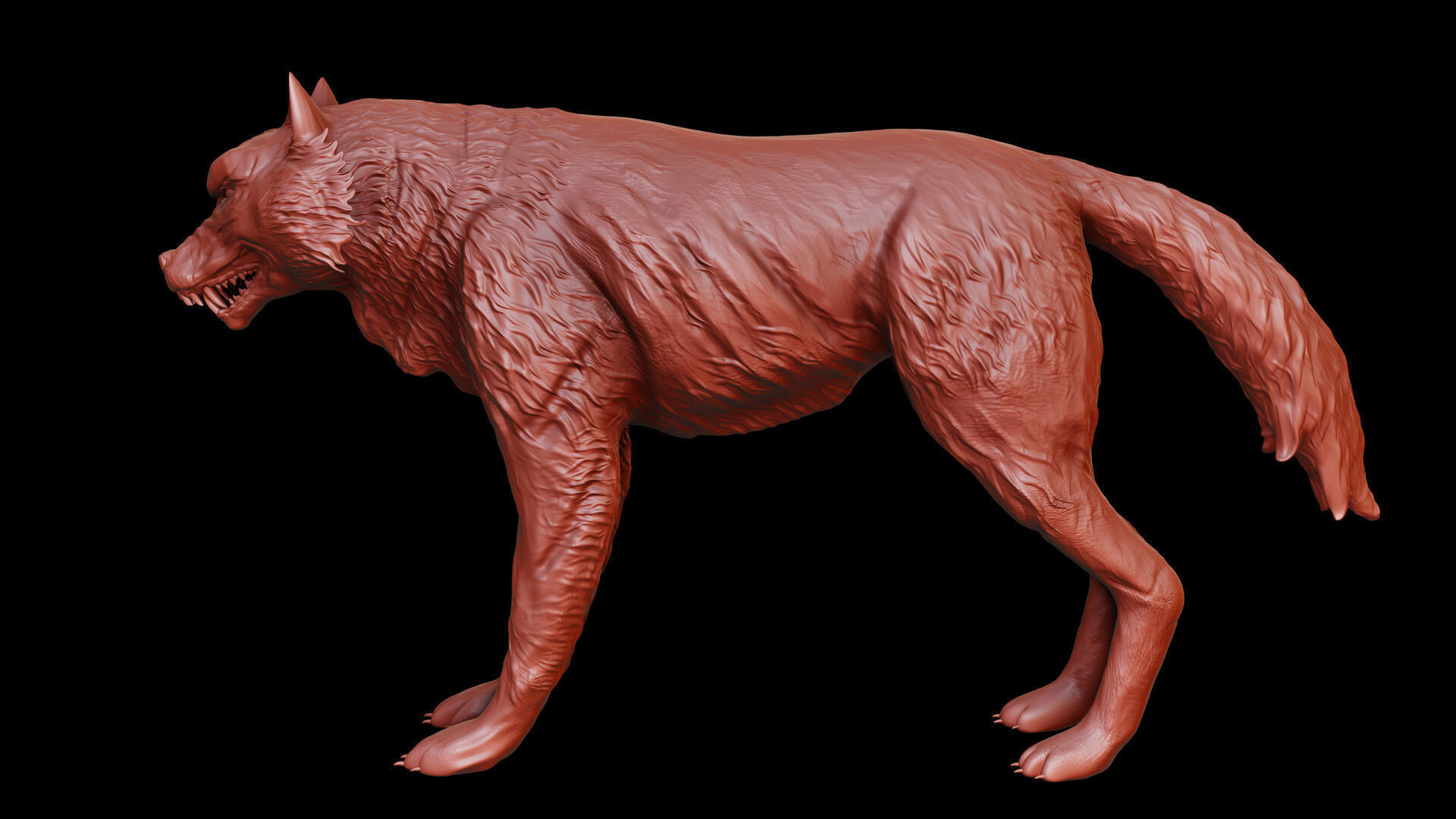 Megumi and his divine dogs 3D model 3D printable | CGTrader