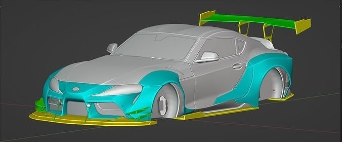 Toyota Supra A90 Prior Design 3D model | CGTrader